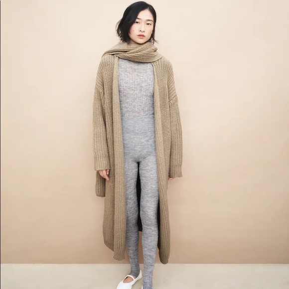 Zara | Jackets & Coats | Zara Mink Oversized Knit Coat | Poshmark